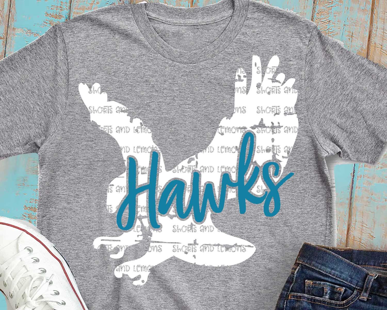 Hawks Svg Paw Svg Hawks Grunge Svg Grunge Digital - Etsy