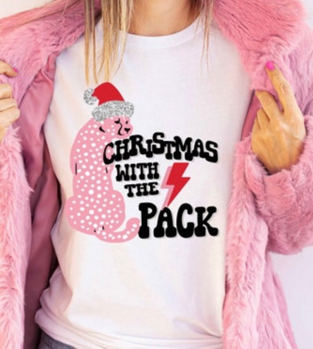 Christmas With the Pack Svg Family Christmas Svg Cheetah - Etsy