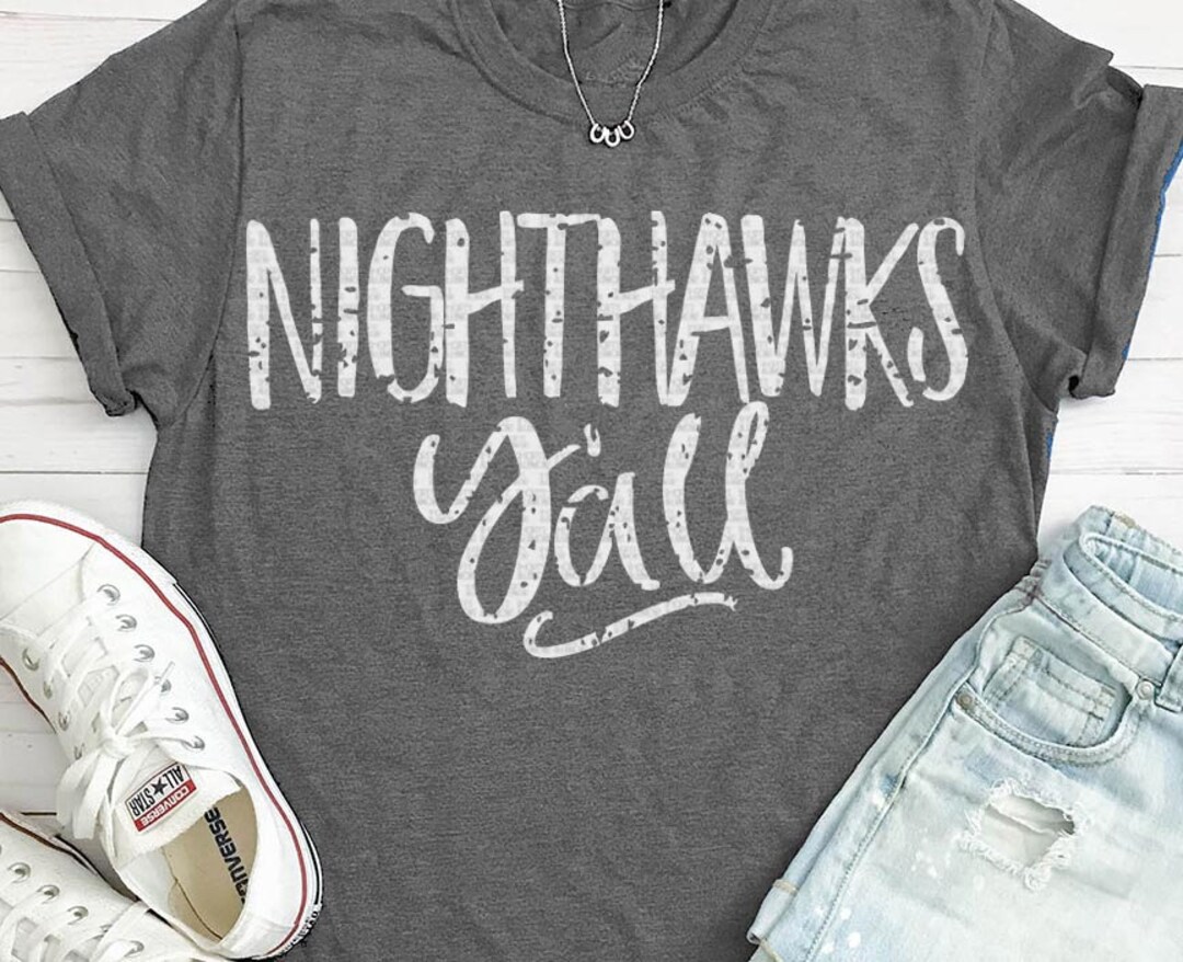 Nighthawks Y'all, Nighthawks Svg, Grunge Svg, Nighthawk Svg, Football ...