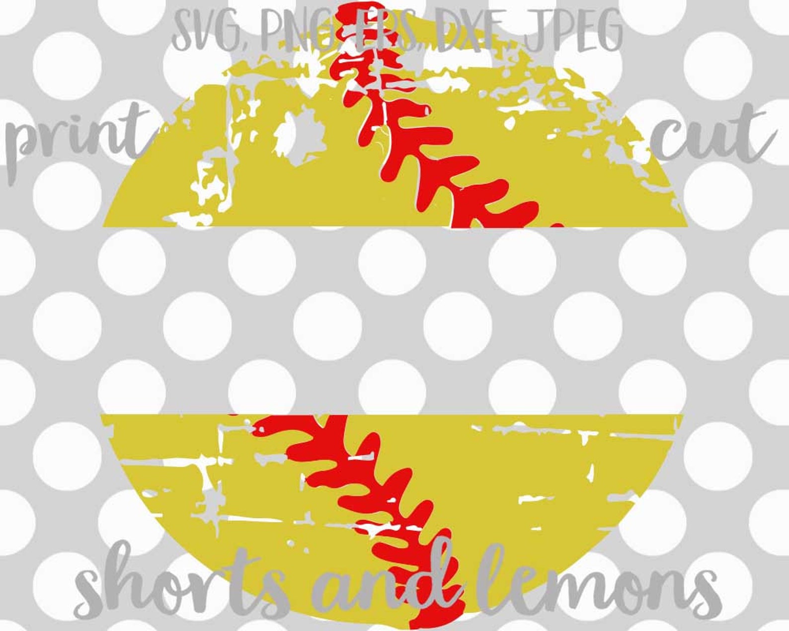 Softball SVG Distressed Softball Softball Shirt Vintage - Etsy