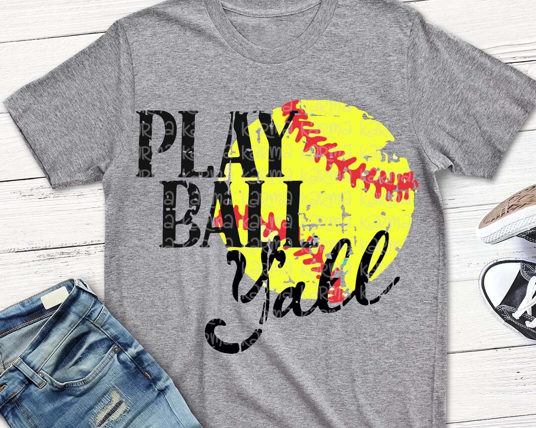 Softball Svg, Softball Svg, Play Ball Y'all Svg, Softball Mom Svg ...