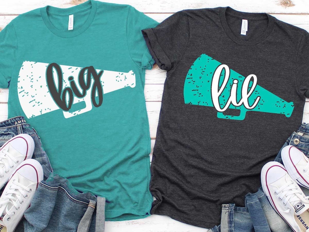 Cheer Sisters SVG Big Sis Svg Lil Sis Svg Cheer Svg Etsy