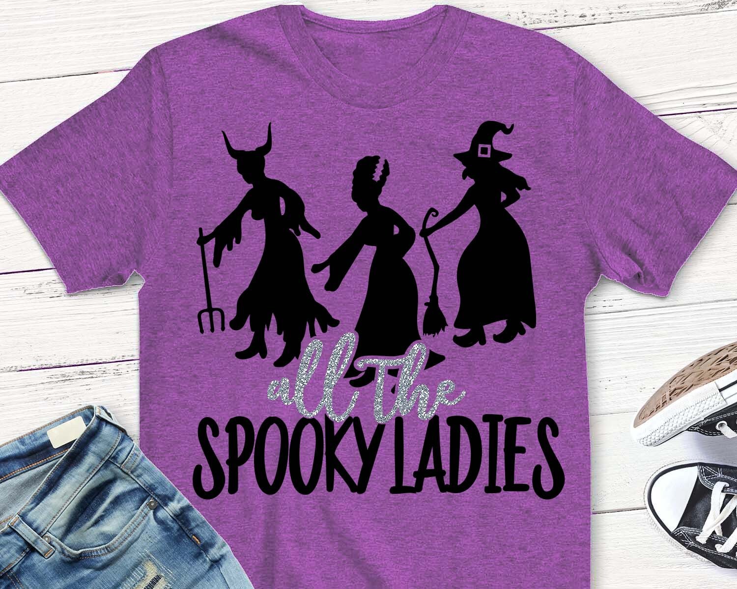 Halloween Svg, All the Spooky Ladies Svg, Women's Halloween Costume ...