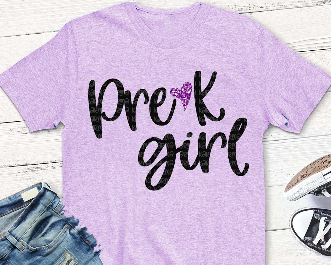 Buy Pre-k Svg, Pre-k Girl Svg, Pre-school Svg, School Svg, Pre-k Shirt ...