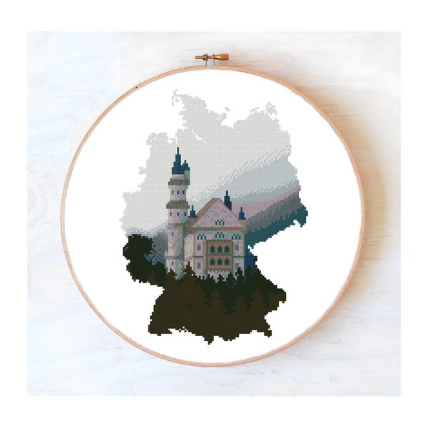 Germany Cross Stitch - Etsy