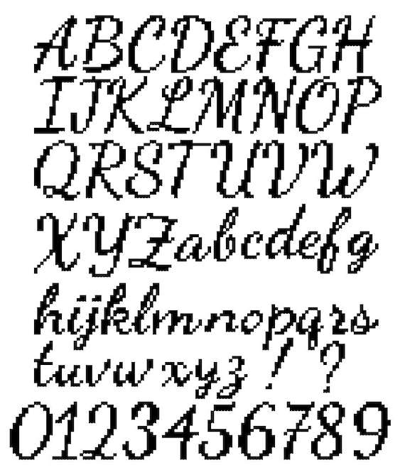 Stitch Cursive Font