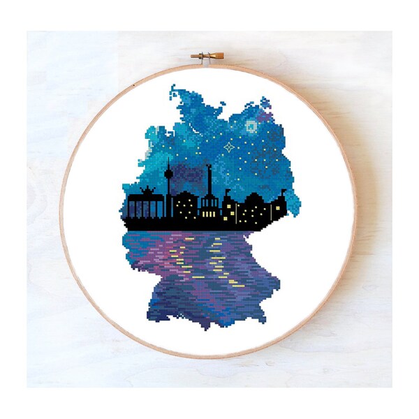 Germany Cross Stitch - Etsy