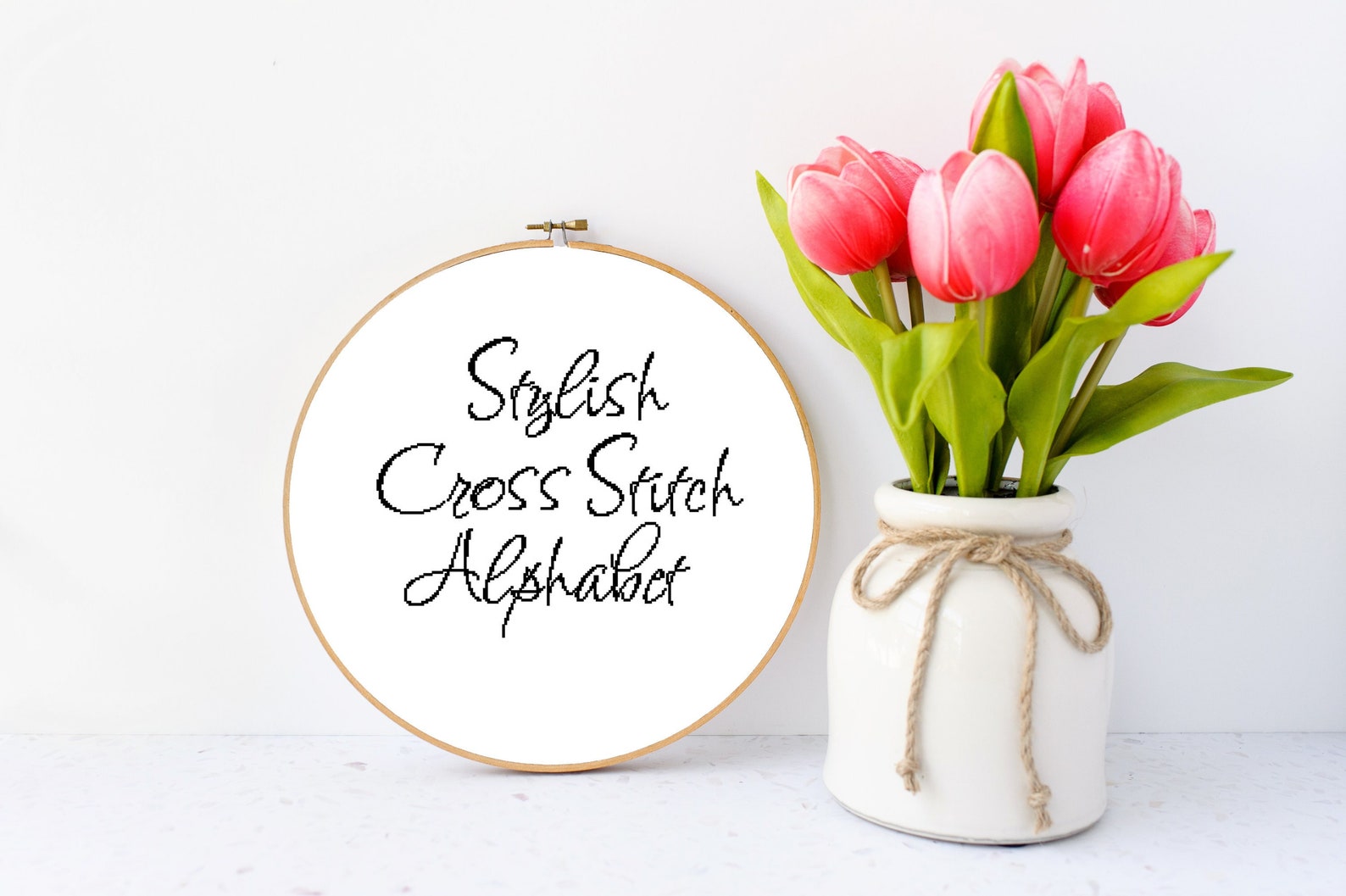 Stylish Full Alphabet Cross Stitch Pattern Handwriting Cross - Etsy