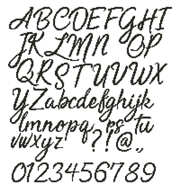 Stitch Cursive Font