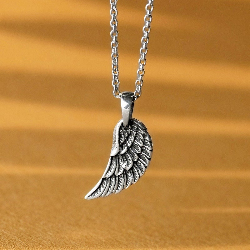Angel Wing Necklace - Etsy
