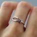 925 Sterling Silver Fish Ichthus Symbol Ring - Etsy