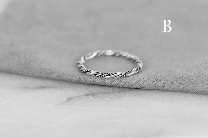 925 Sterling Silver Minimalist Rings - Etsy