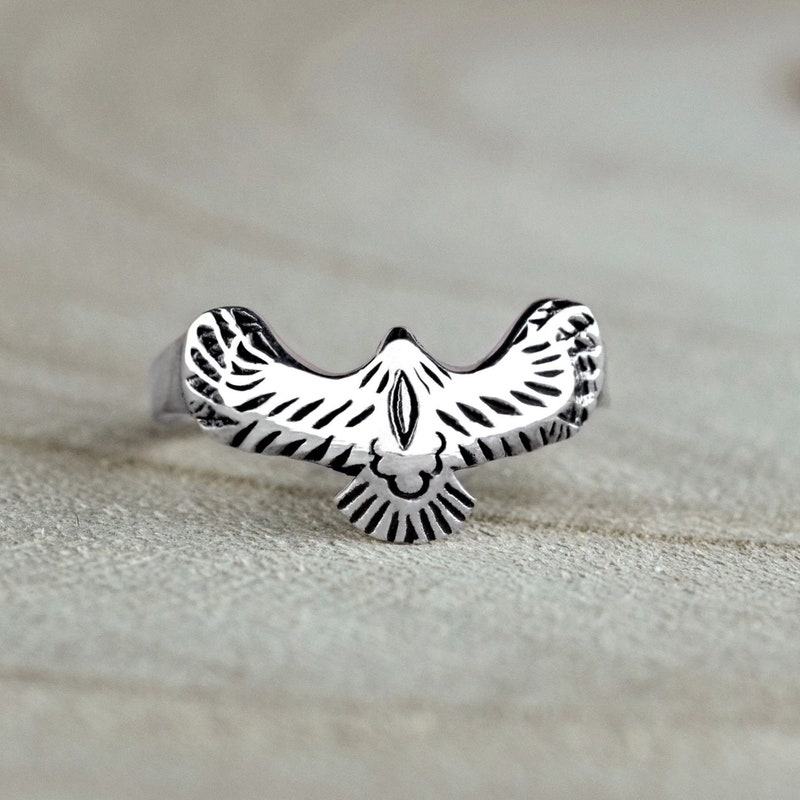 Male Eagle Ring - Etsy