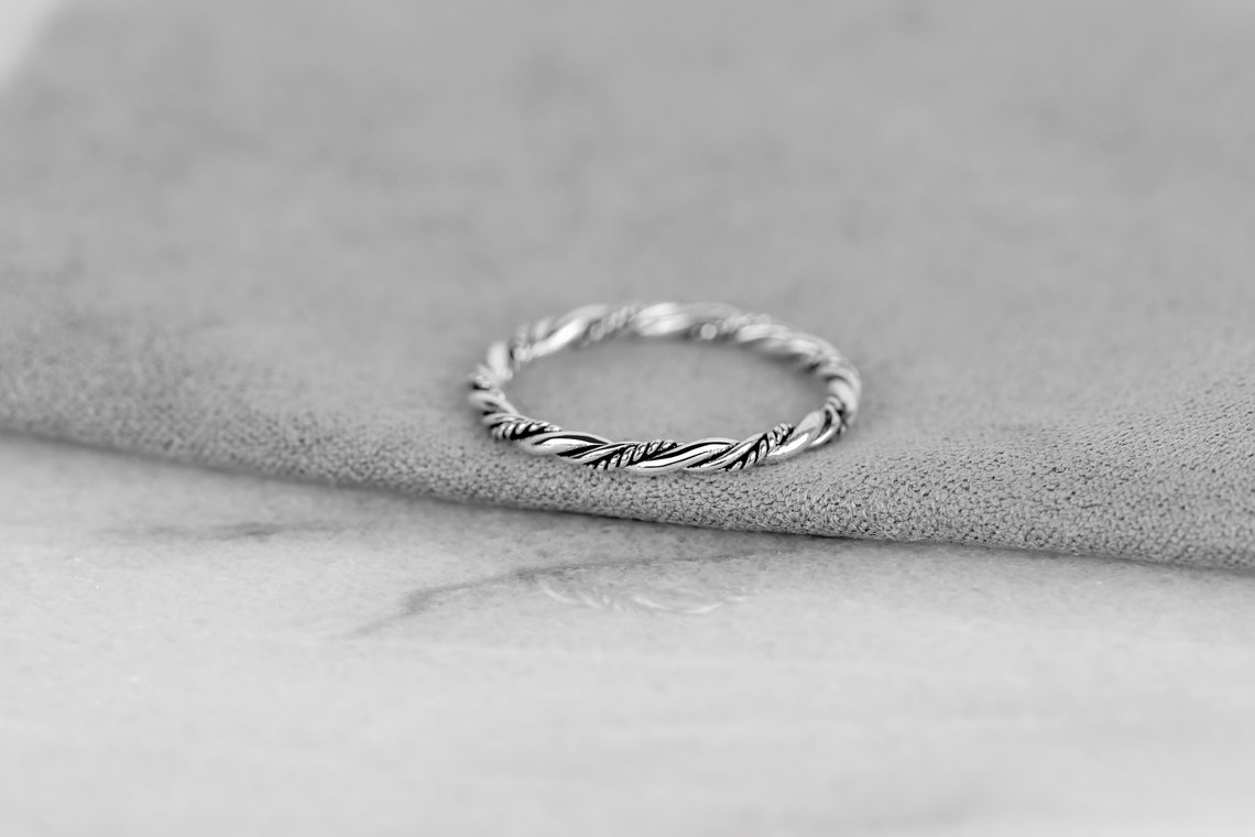 925 Sterling Silver Minimalist Ring Stackable Ring In Silver | Etsy