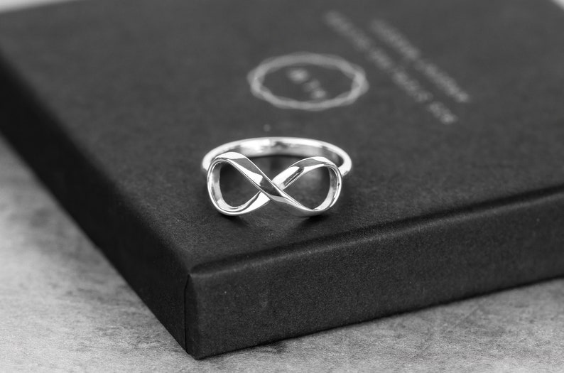 925 Sterling Silver Infinity Ring Infinity Symbol Ring in - Etsy