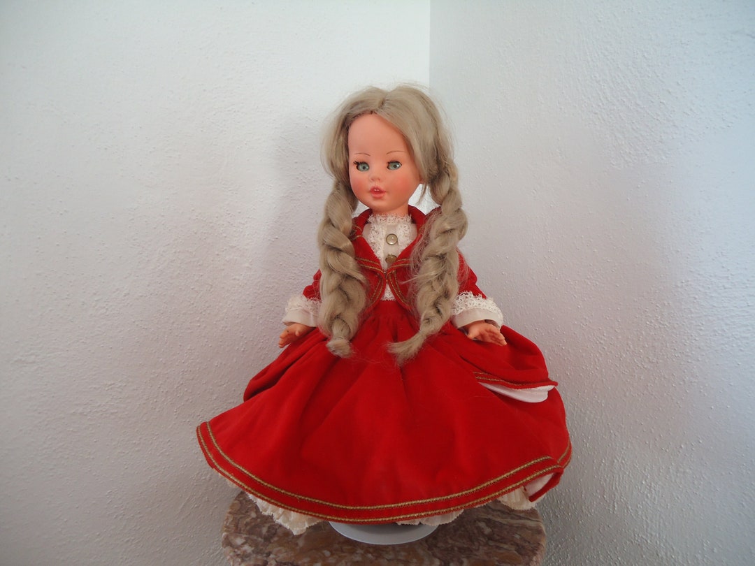 Vintage Furga Doll, 1960s Doll, Furga Italy Doll, 16 Tall Doll, Vintage ...