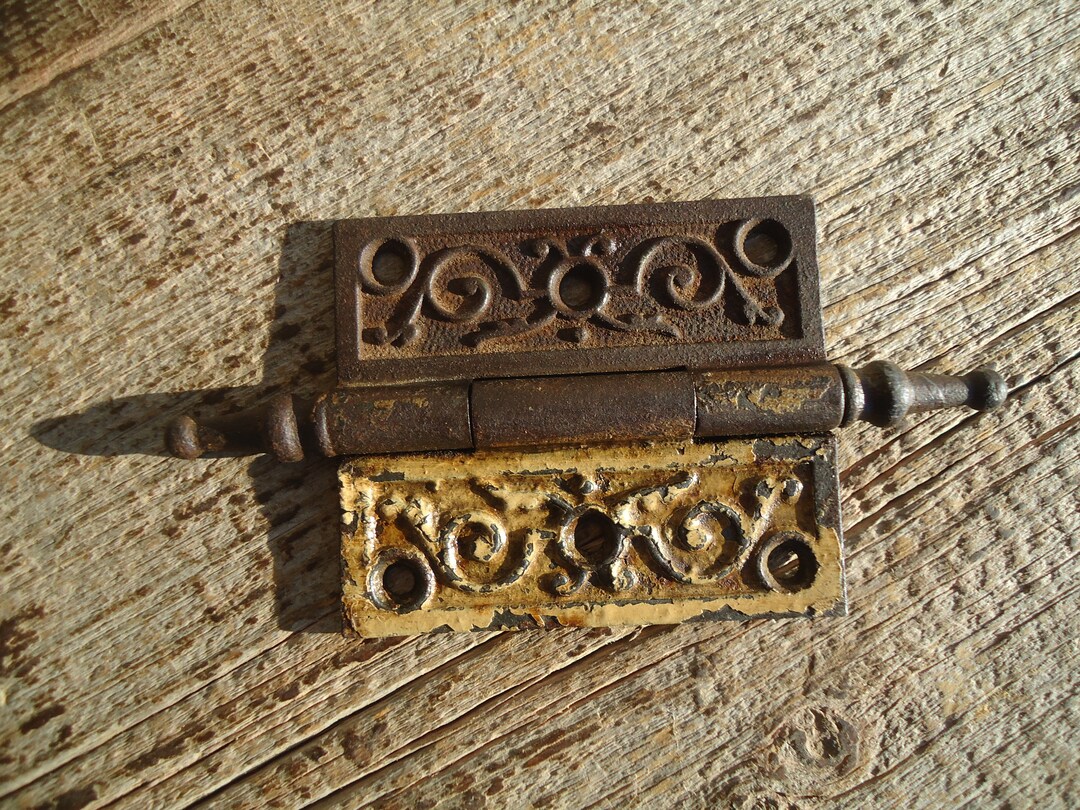 Vintage Hinge, Vintage Metal Hardware, Metal Hinge, Antique Metal Hinge ...