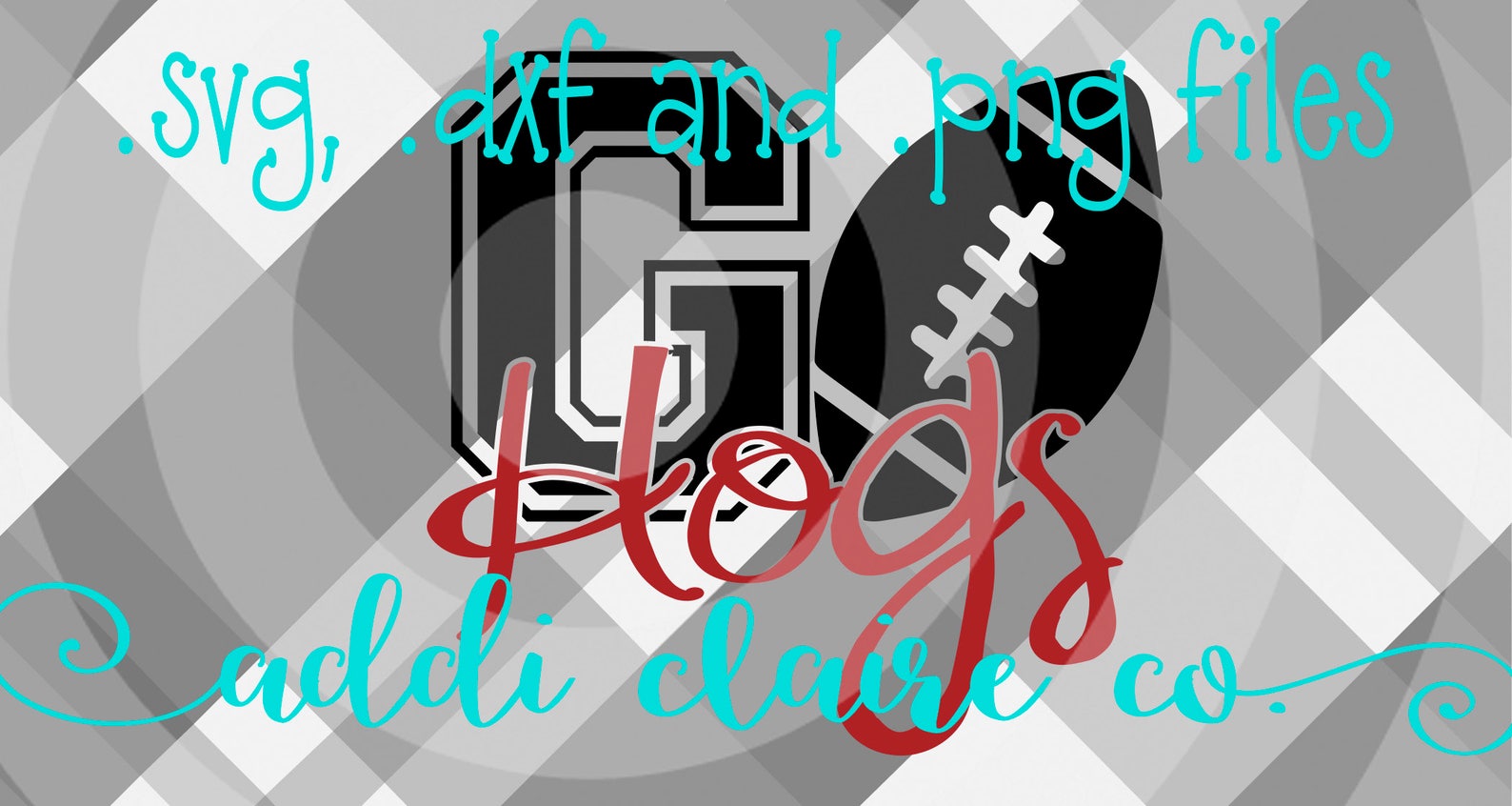 Go Hogs Football Files SVG, DXF, PNG - Etsy