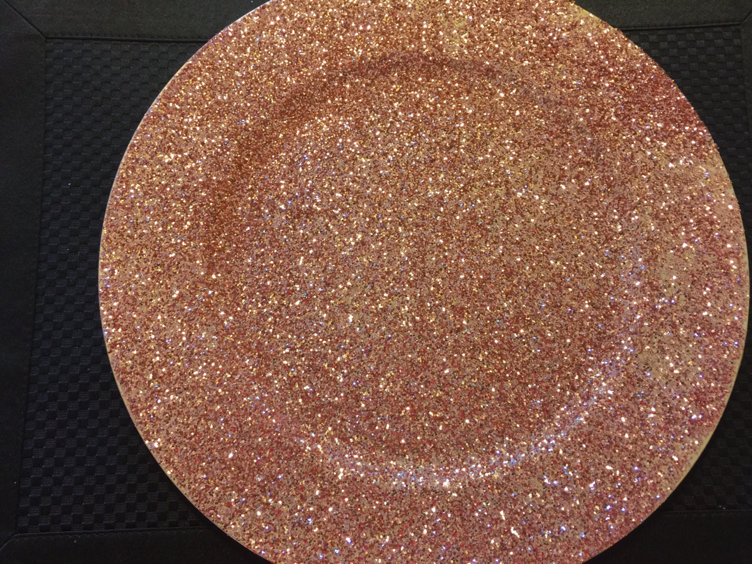 Glitter Charger Plates - Etsy