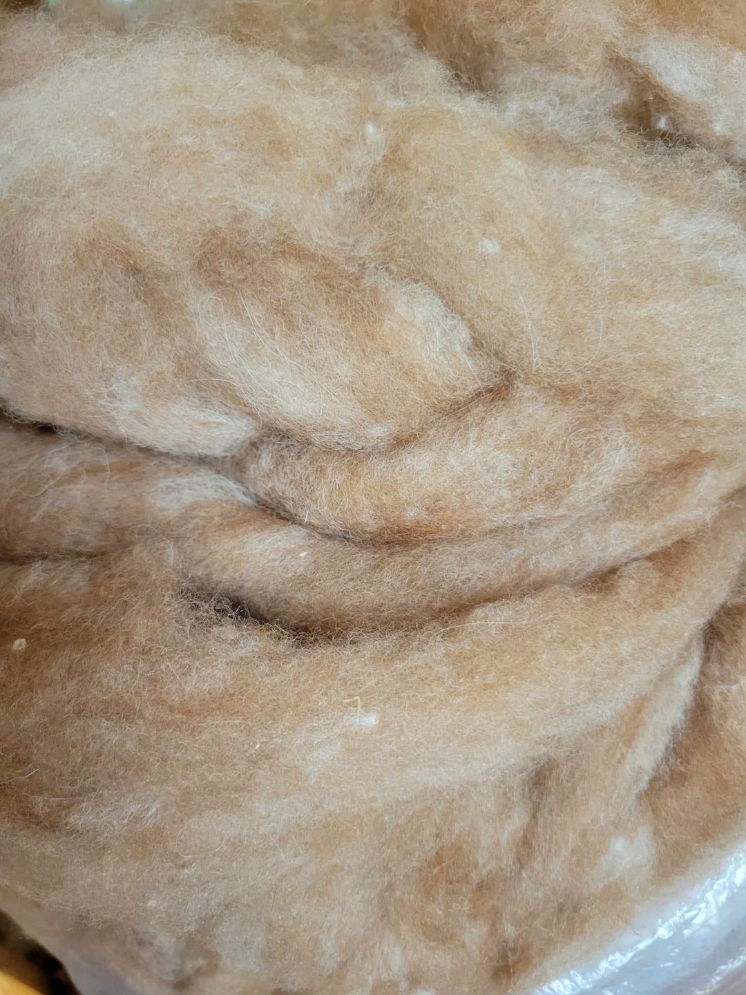Alpaca Roving in Natural Fawn is so Soft! - Etsy