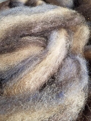 Alpaca Roving in desert Twilight From Sunswirl Amazing Color & Very ...