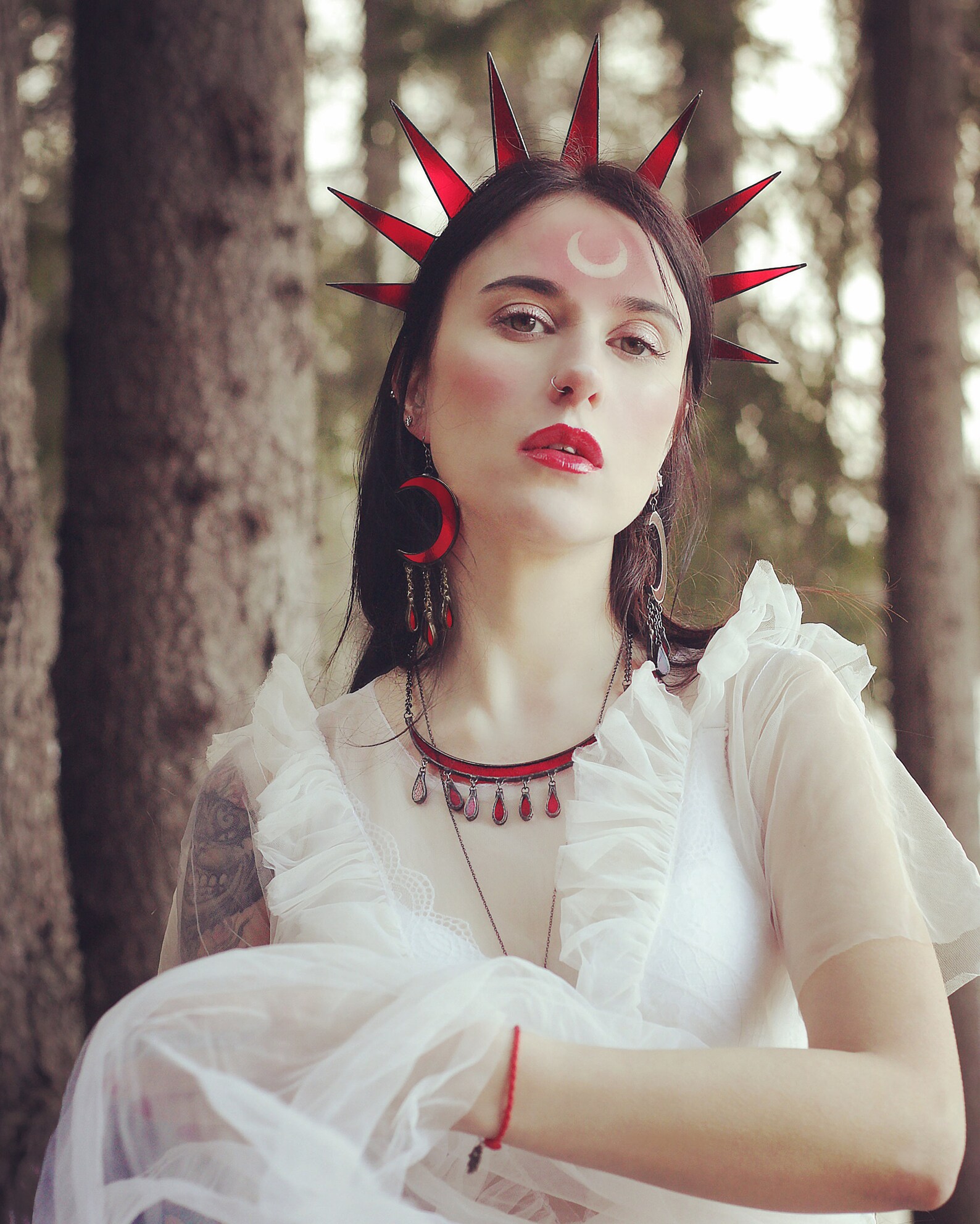 Spiked Crown Gothic Wedding Crown Witch Crown Witch | Etsy