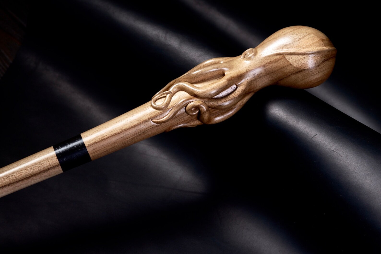 Octopus Walking Cane Handmade Mens Walking Cane Hand Carved - Etsy