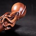 Octopus Walking Canecarved Walking Canewooden Walking Cane - Etsy