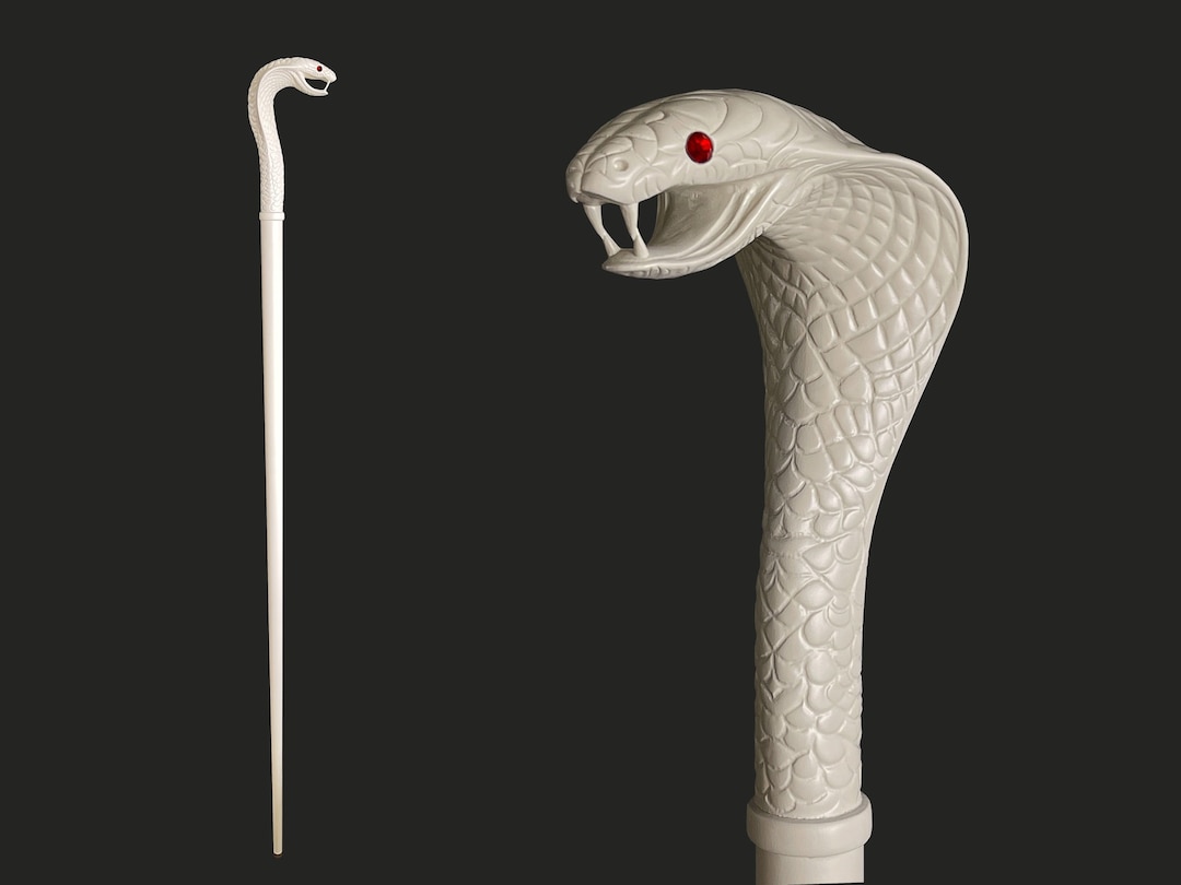55 Inches Snake Walking Stick Cobra,hand Carved Walking Stick,designers ...