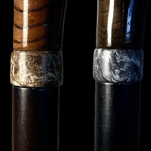 Elegant Cane With Marble Insert. Walking Cane Made of Natural Wood and ...