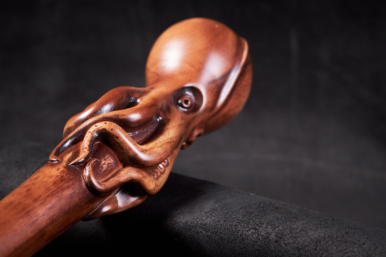 Octopus Walking Stick Cane Handmade Wooden Stick High Quality Unique - Etsy