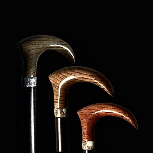 Elegant Cane With Marble Insert. Walking Cane Made of Natural Wood and ...