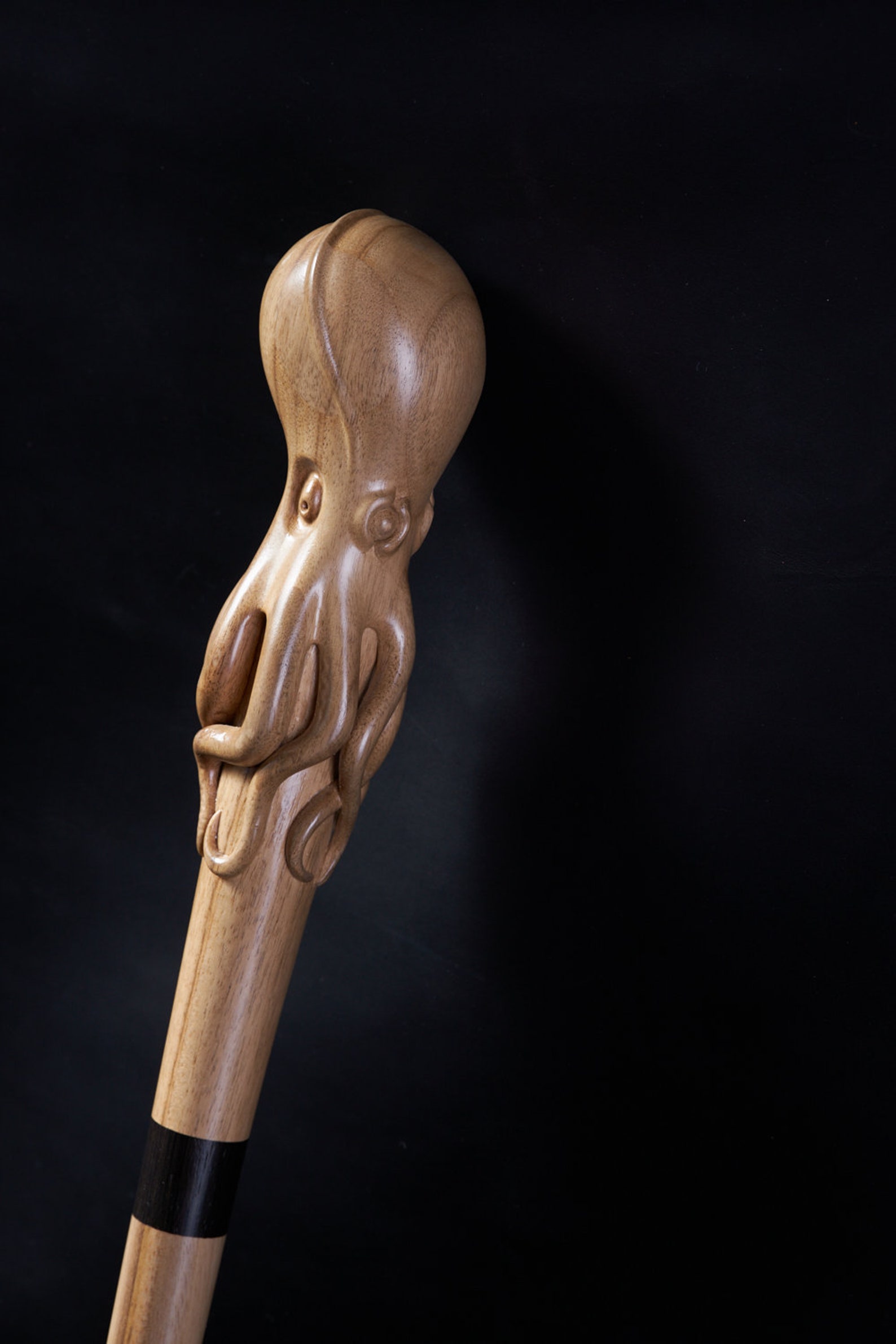 Octopus Walking Cane Handmade Mens Walking Cane Hand Carved - Etsy