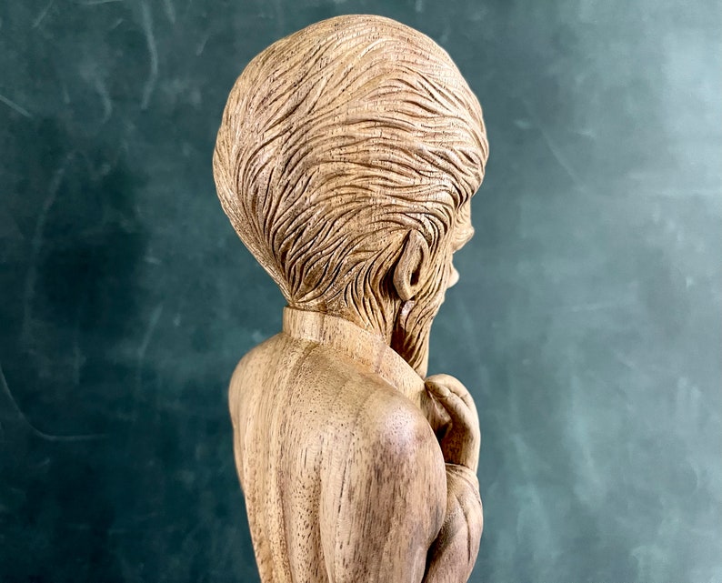 Wolfman Cane Carved Cane Walking Stick Cane Handmade Wooden - Etsy