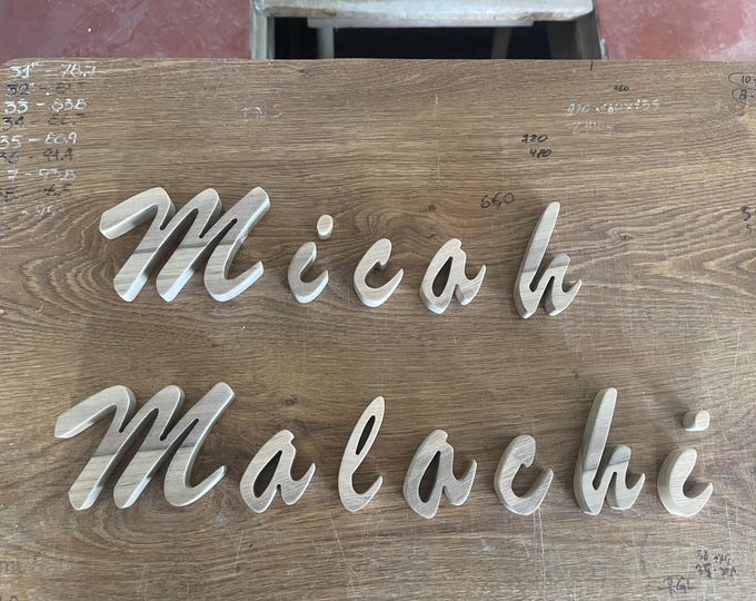 Handmade Walnut Name Tag. - Etsy