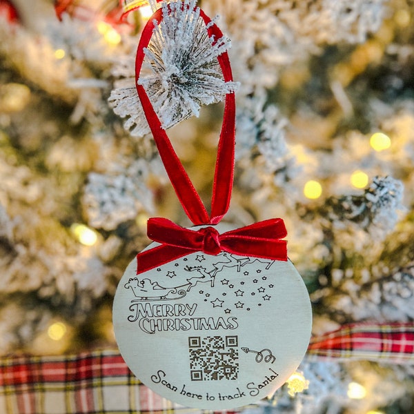 Qr Code Santa Tracking - Etsy