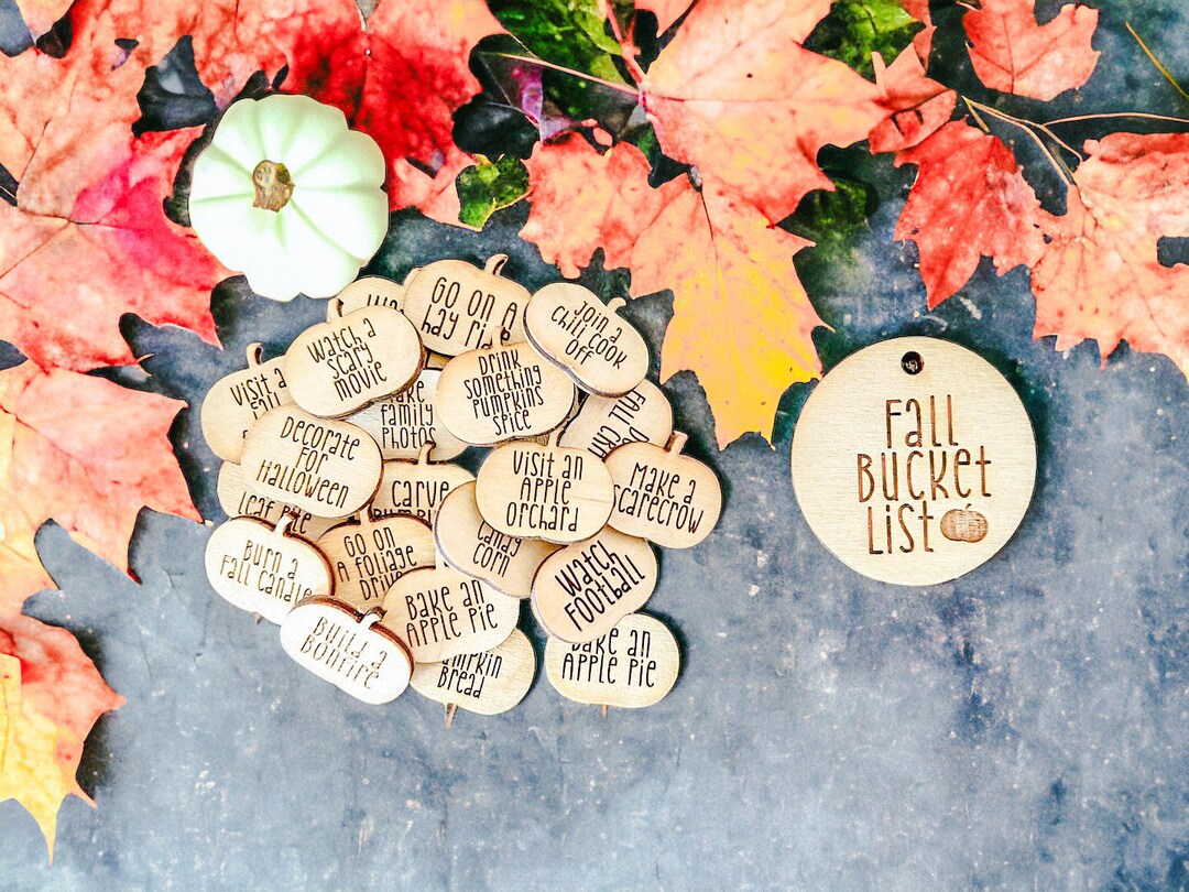 Fall Bucket List | Bucket List Tokens | Bucket List | Fall Activities ...