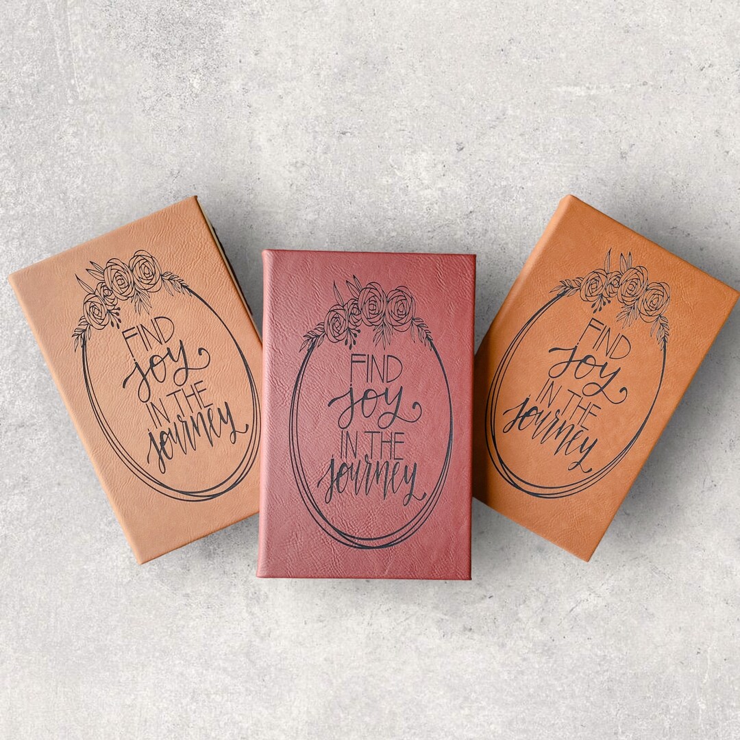 Find Joy In The Journey Notebook Leather Notebook Leather Journal Lined ...