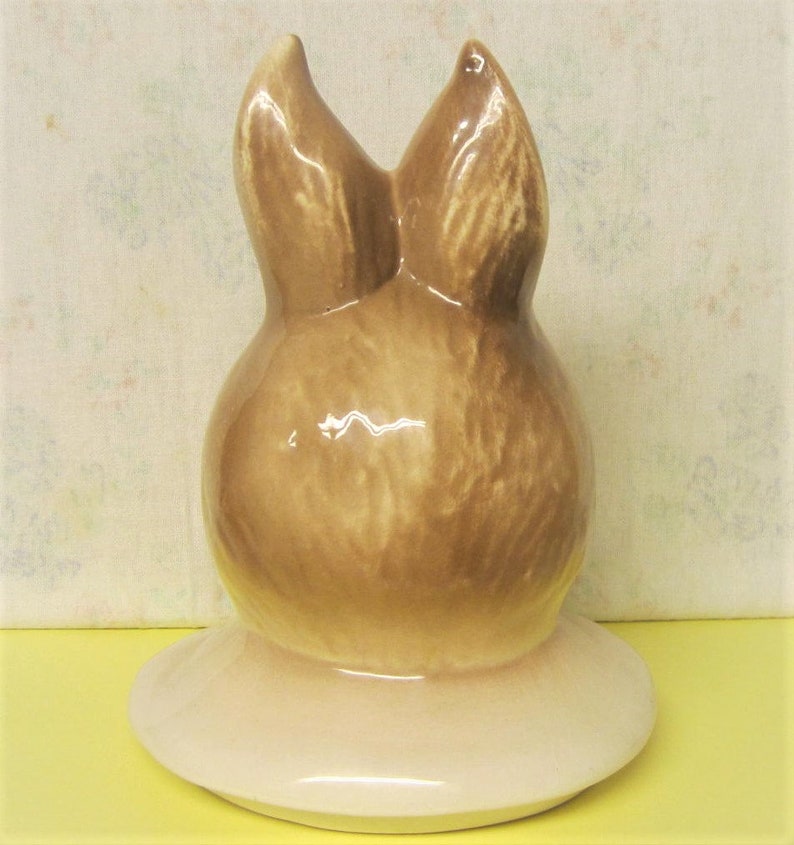 60s Ceramic Bunny Cookie Jar LID ONLY Mother Rabbit Lid | Etsy