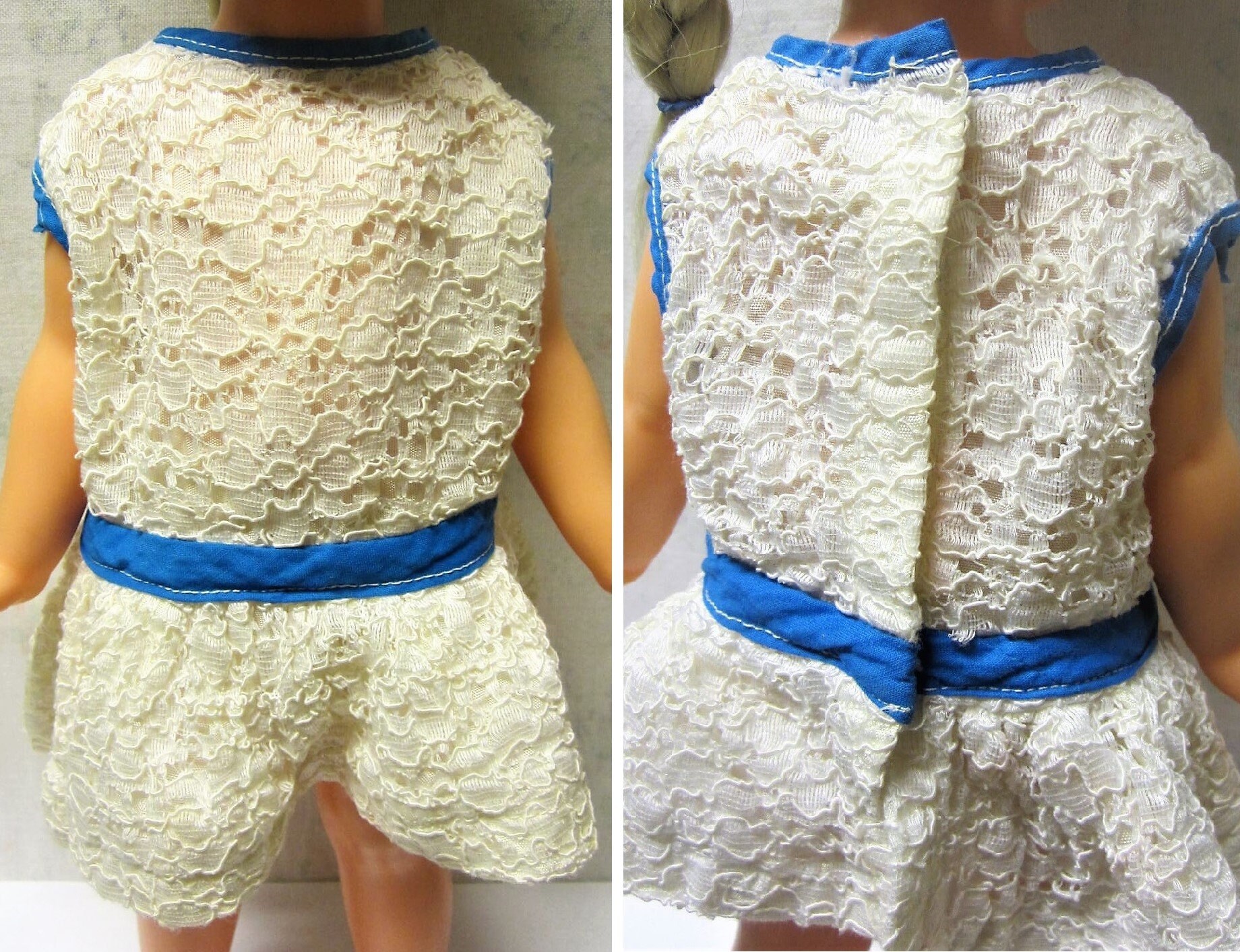 1970 Ideal Velvet Doll With Growing Hair White Lace Dress Velvet Crissy ...