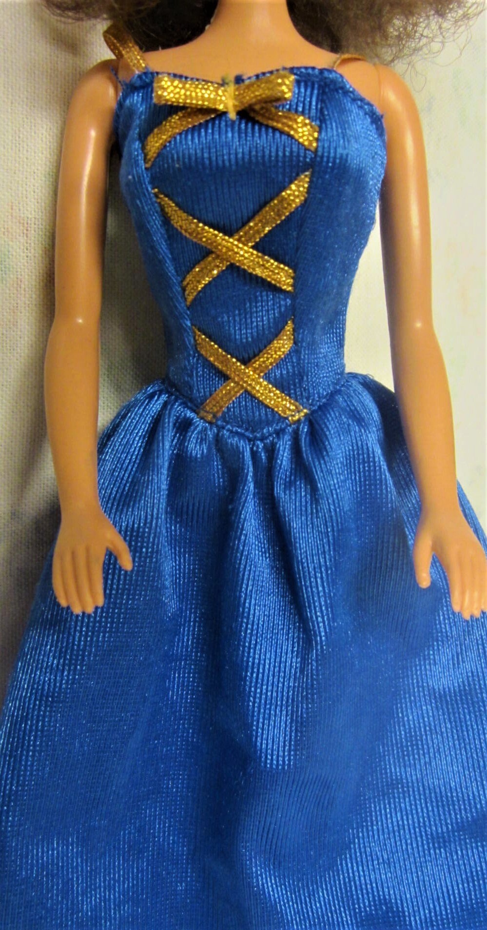 1987 Totsy Doll Brunette Sandi Totsy Royal Blue Gown Totsy Smooth Moves ...