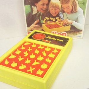 1975 Perfection Game Lakeside Original Box Complete Game 70s Puzzle ...