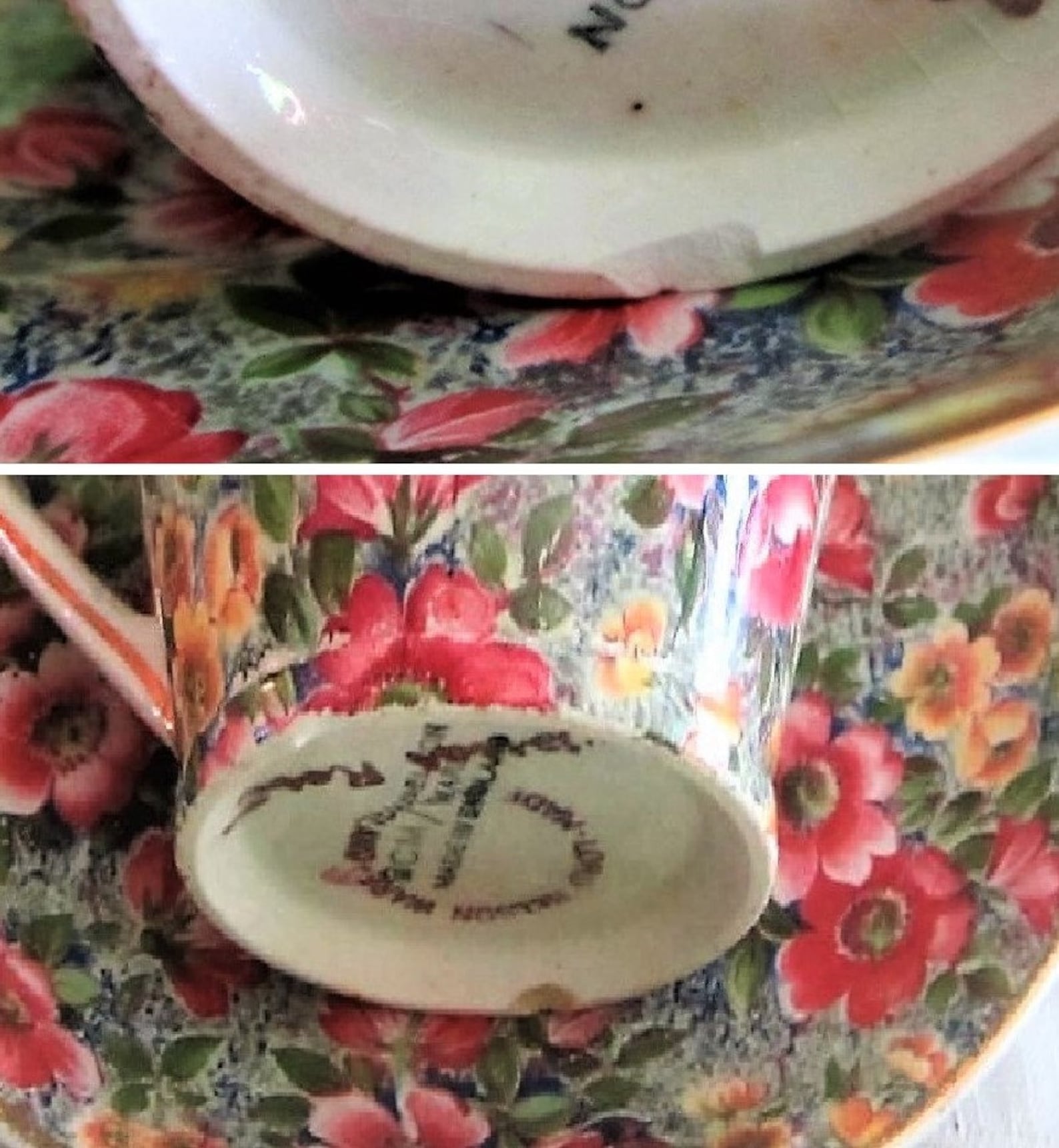 Lord Nelson Briar Roseteacup & Saucer 1940s Rose Chintz Teacup Briar ...