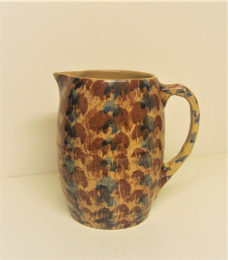 Medalta Pitcher 1950s Speckle Jug 6 Inch Tall Brown & Blue - Etsy