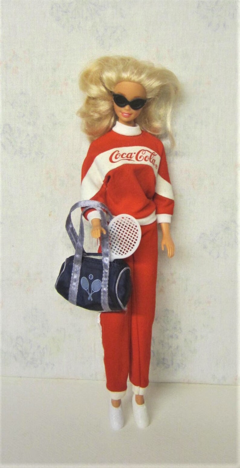 1986 Barbie Coca Cola Jogging Suit 80s Track Suit Barbie Play | Etsy