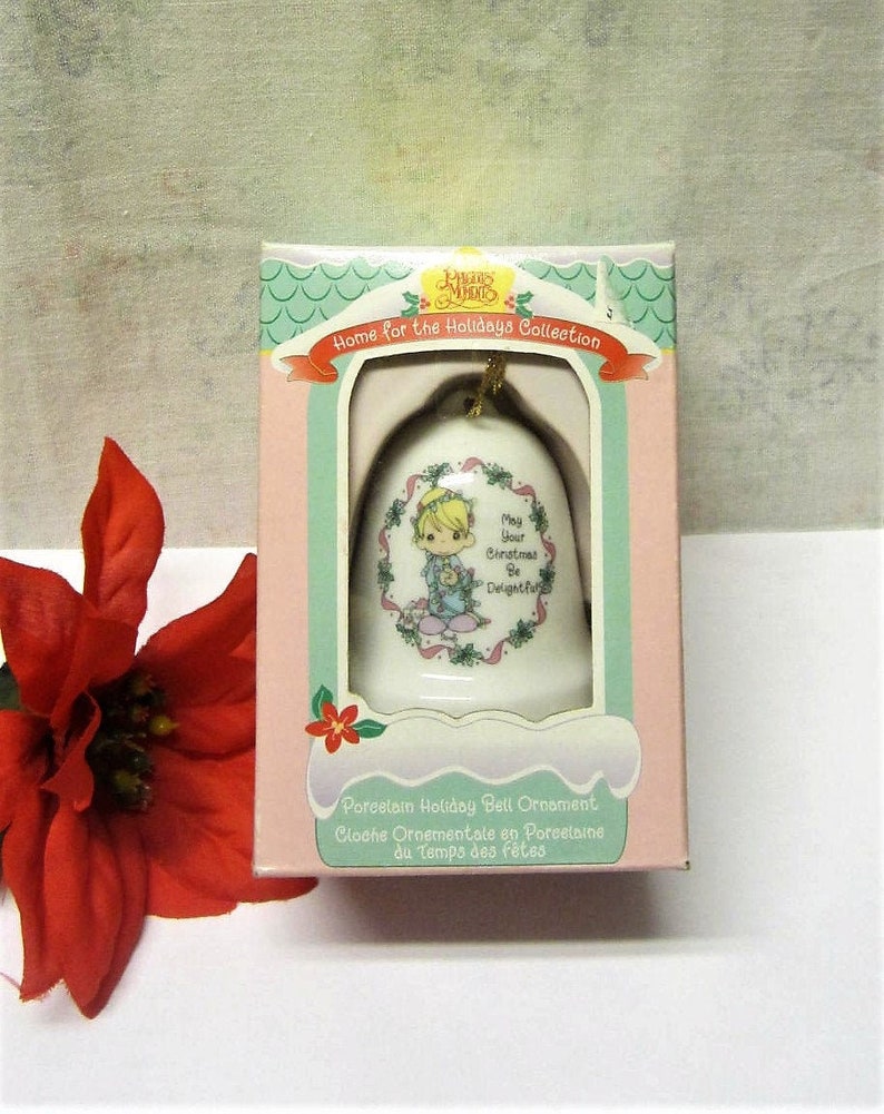 Precious Moments Bell Ornament 1996 in Box Enesco Porcelain - Etsy