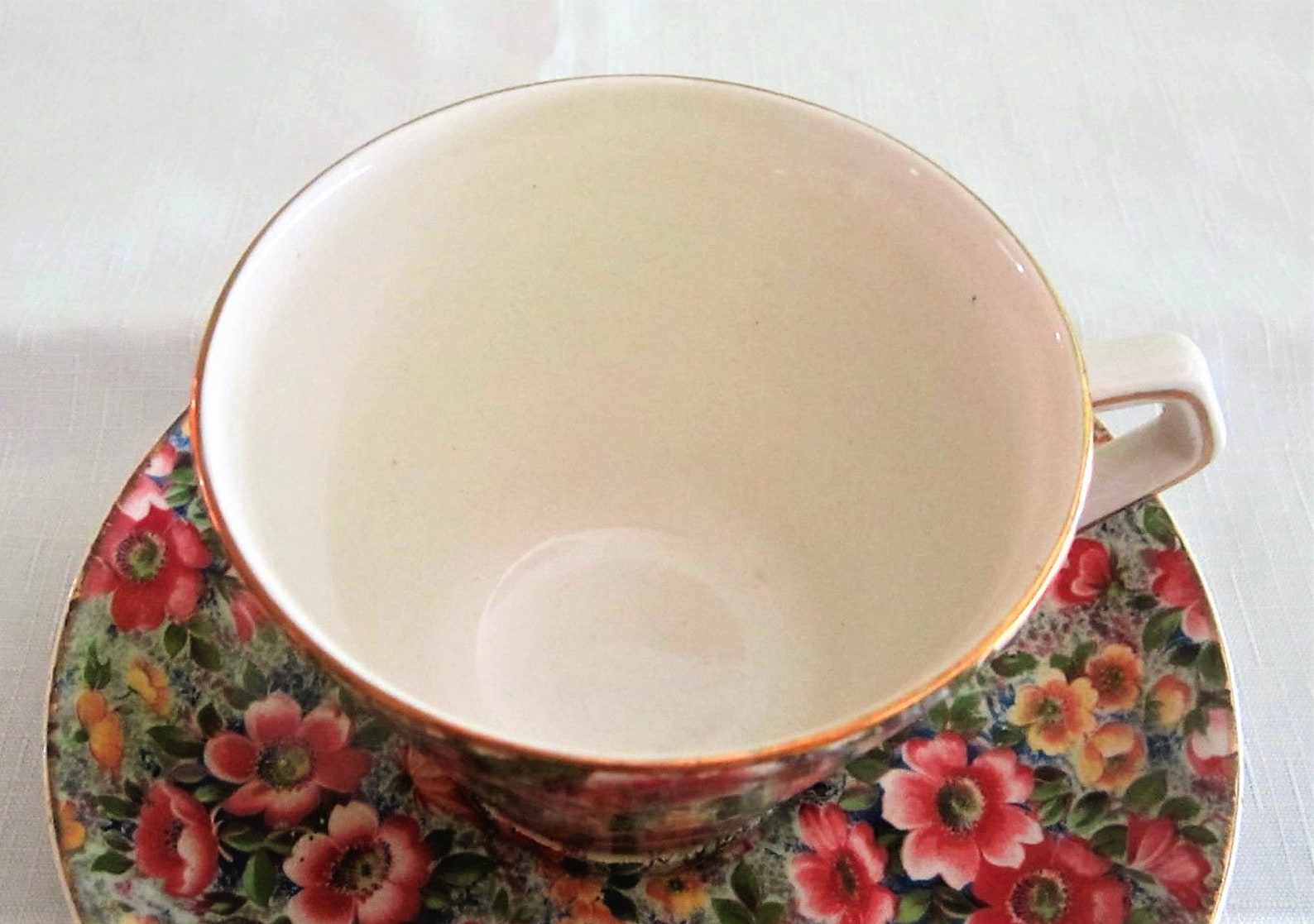 Lord Nelson Briar Roseteacup & Saucer 1940s Rose Chintz Teacup Briar ...