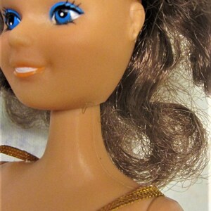 1987 Totsy Doll Brunette Sandi Totsy Royal Blue Gown Totsy Smooth Moves ...