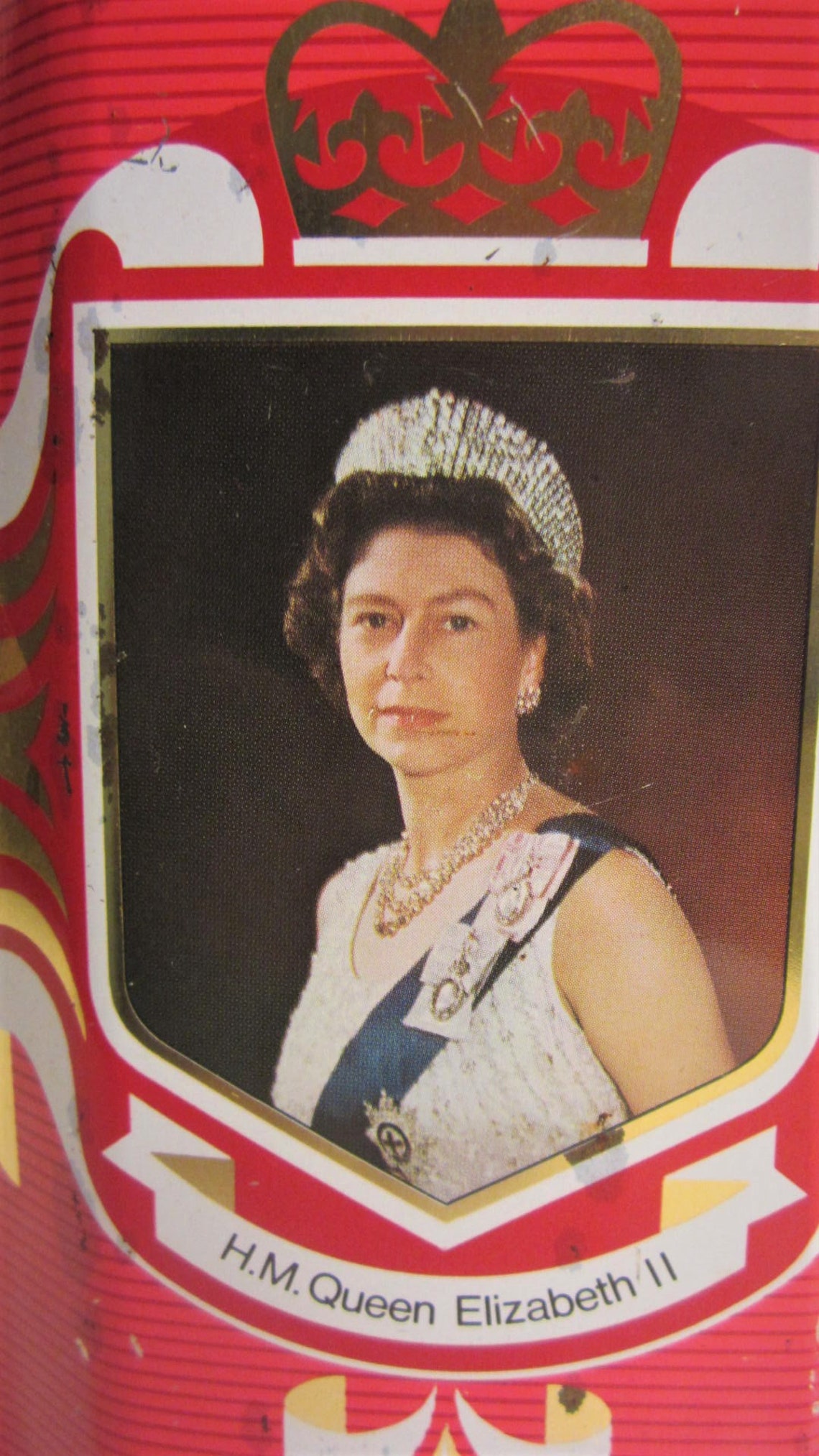 1977 Queen Elizabeth II Tin Silver Jubilee Tin Box 70s Queen - Etsy