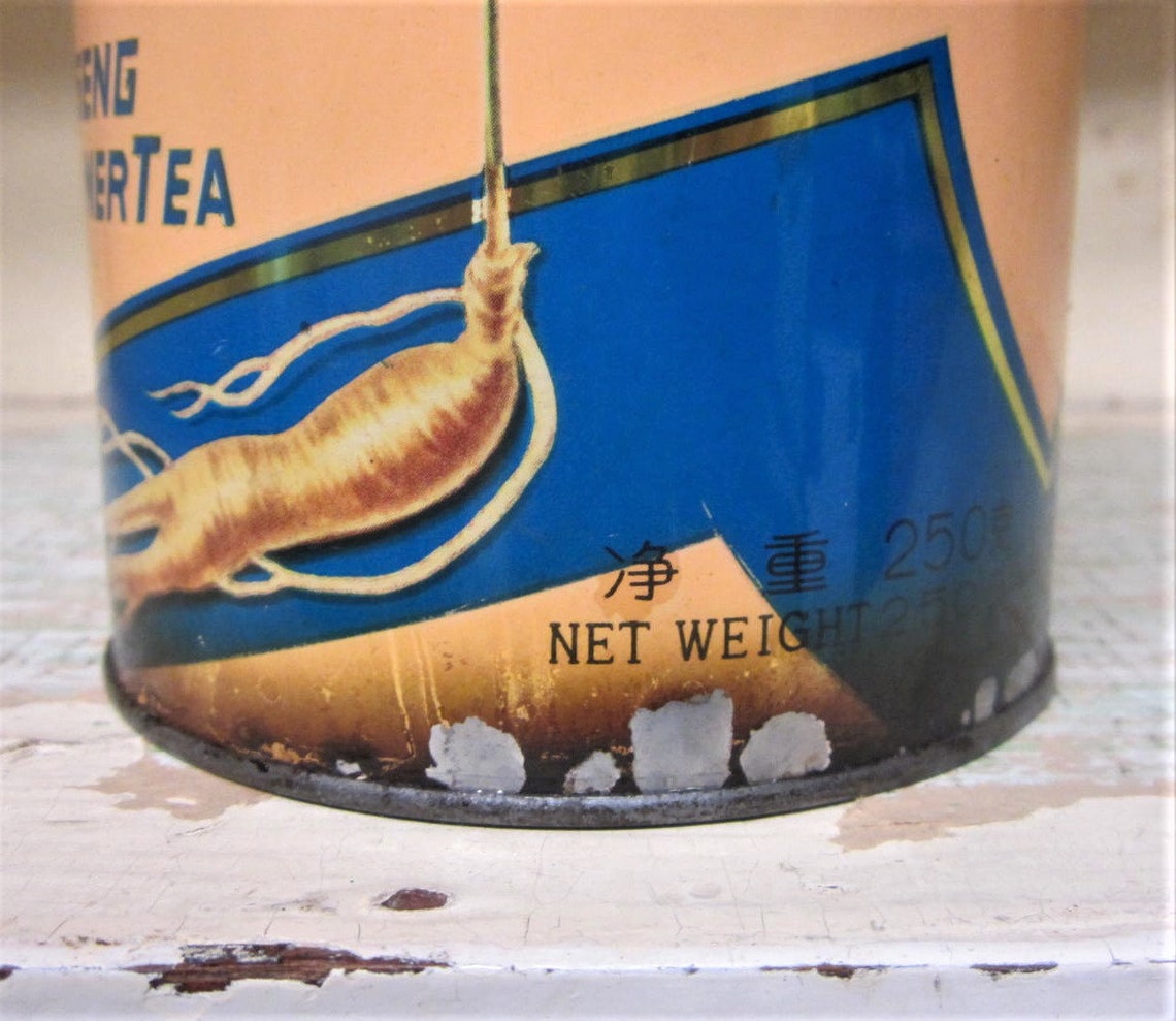 Chinese Tea Tin Hsiang Yang Gingseng Flower Tea Tin 50s - Etsy Canada